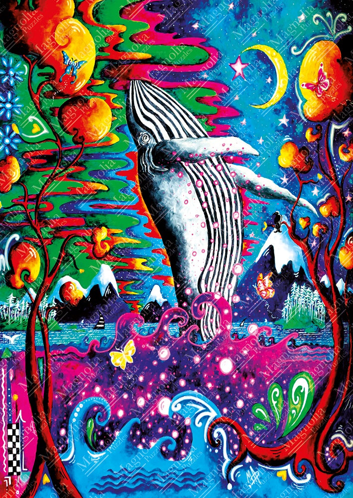 Trippy Art Psychedelic Ocean Whale Psychedelic Mind Art By Rory